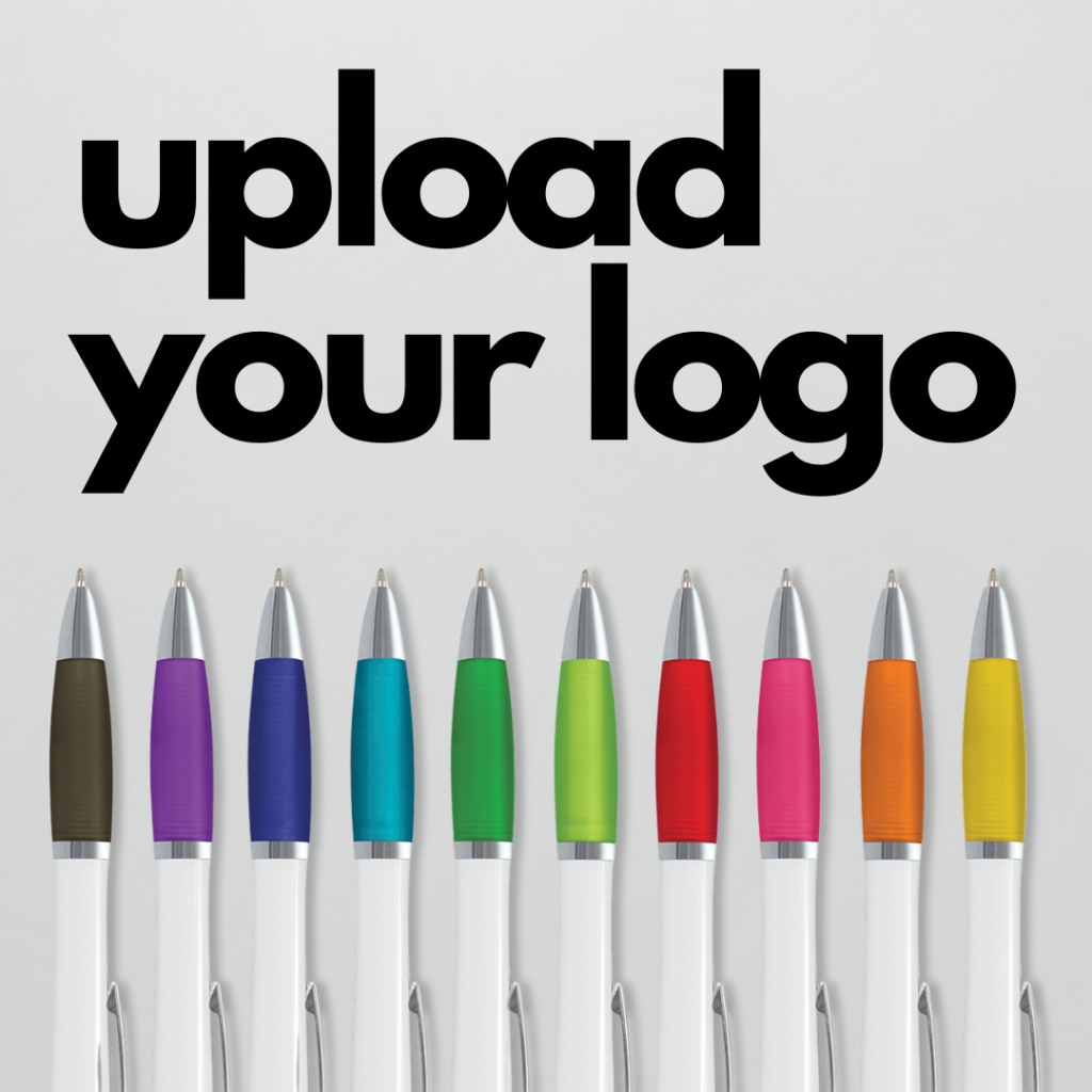 Branded Pens - White Vistro Pens - CarePRINT